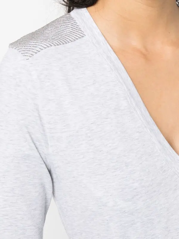 Brunello Cucinelli V-neck Short-sleeve T-shirt