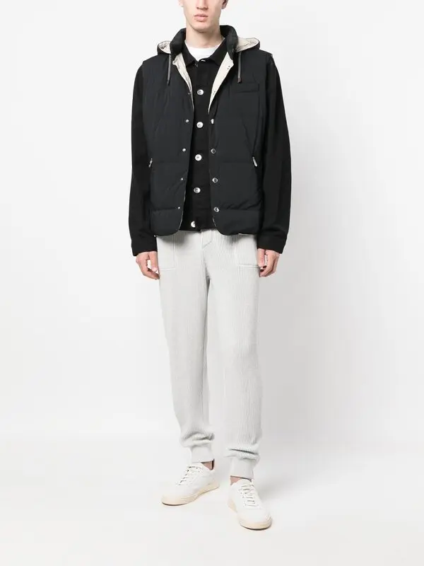 Brunello Cucinelli Button-up Denim Jacket - Black