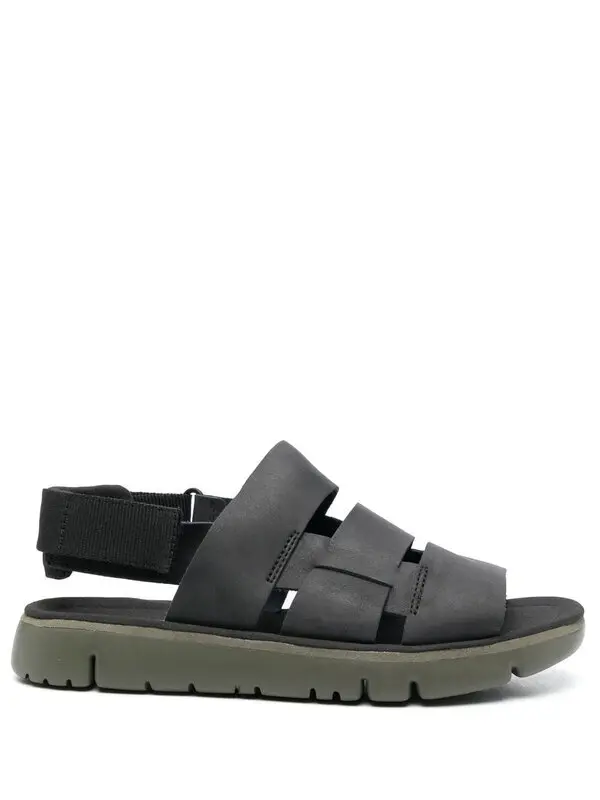 Camper Oruga Strap Detail Sandals - Black