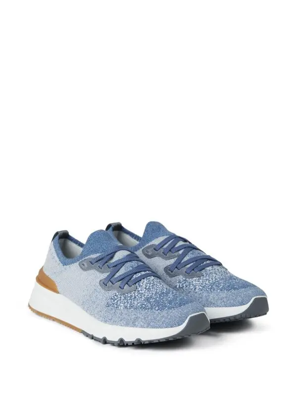 Brunello Cucinelli Speckled Low-top Sneakers