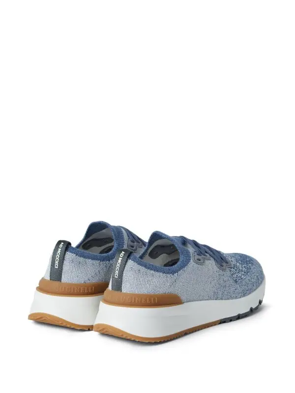 Brunello Cucinelli Speckled Low-top Sneakers