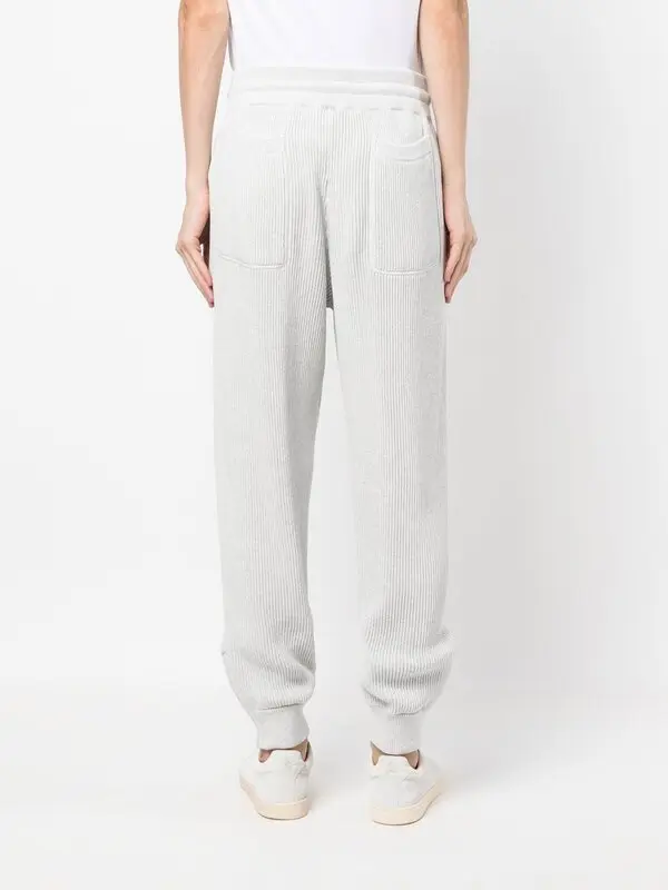 Brunello Cucinelli Drawstring-waist Cotton Track Pants