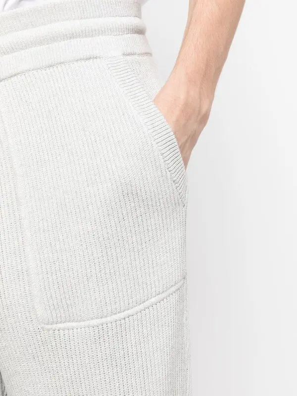 Brunello Cucinelli Drawstring-waist Cotton Track Pants