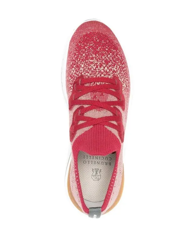 Brunello Cucinelli Speckled Low-top Sneakers
