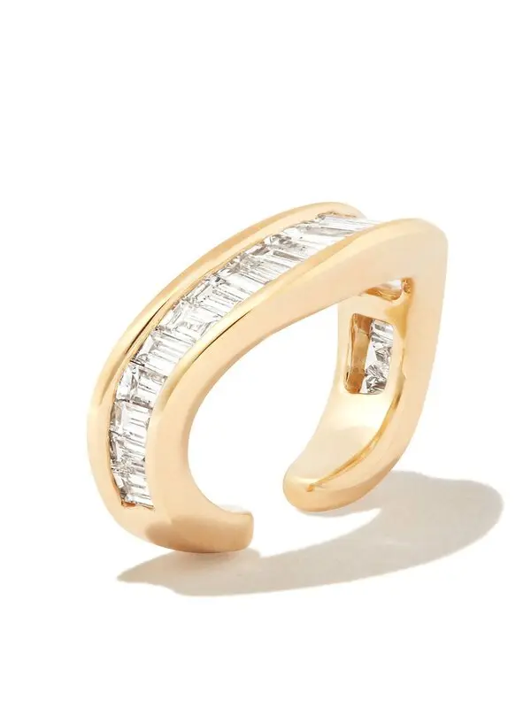 ANITA KO 18k Yellow Diamond Single Ear Cuff