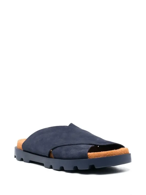 Camper Brutus Leather Sandals - Blue