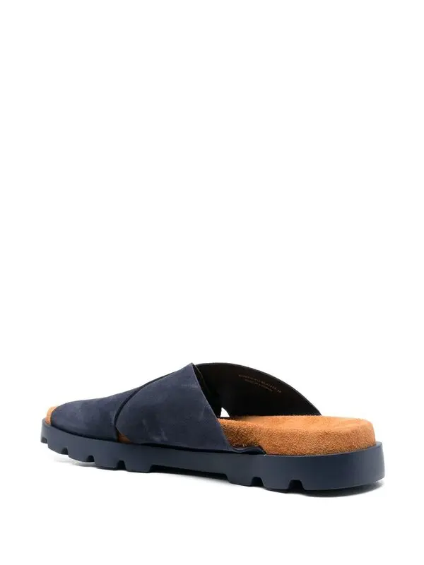 Camper Brutus Leather Sandals - Blue