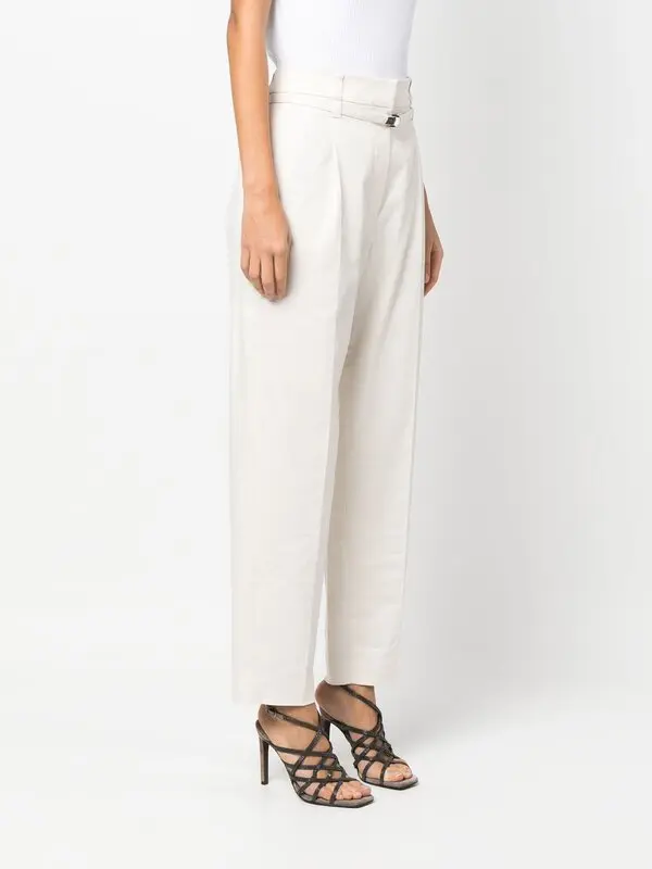 Brunello Cucinelli High-waisted Tapered-leg Trousers