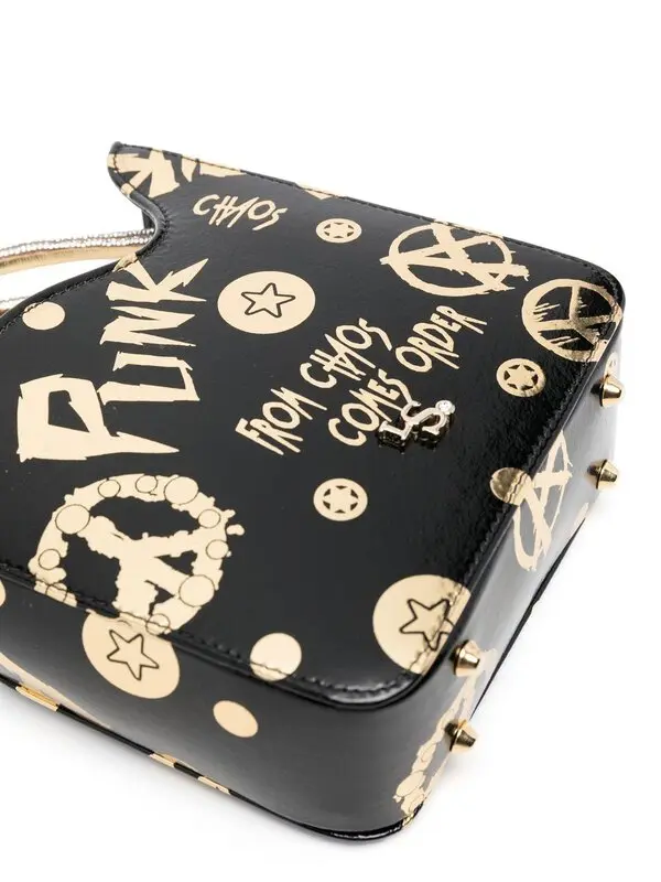 LE SILLA Graphic-print Mini Bag - Black