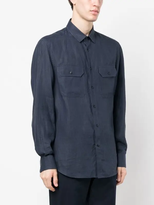 Brunello Cucinelli Long-sleeve Button-up Shirt
