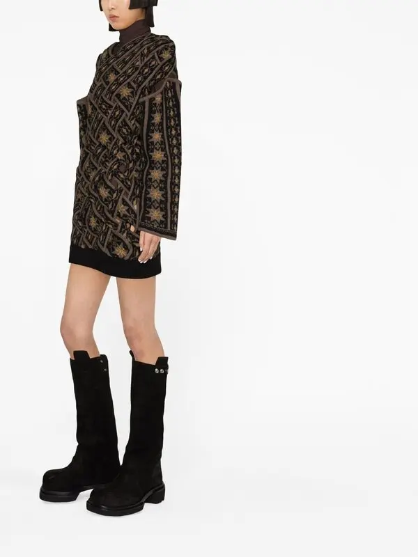Y/project Pattern-intarsia Knit Cut-out Jumper