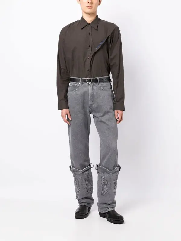 Y/project Long-sleeve Button-fastening Shirt