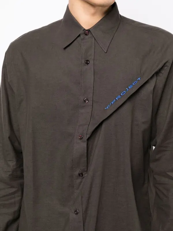 Y/project Long-sleeve Button-fastening Shirt