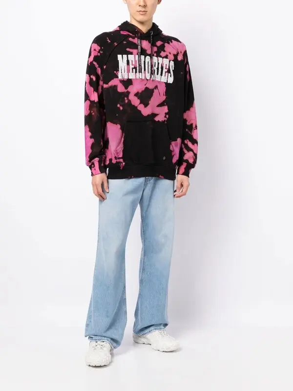 STAIN SHADE X Hiroshi Fujiwara Tie-dye Print Hoodie