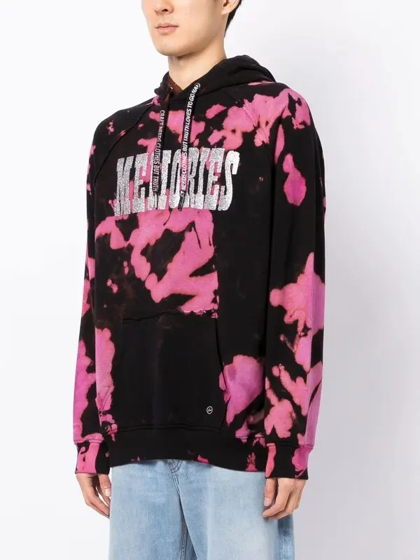 STAIN SHADE X Hiroshi Fujiwara Tie-dye Print Hoodie
