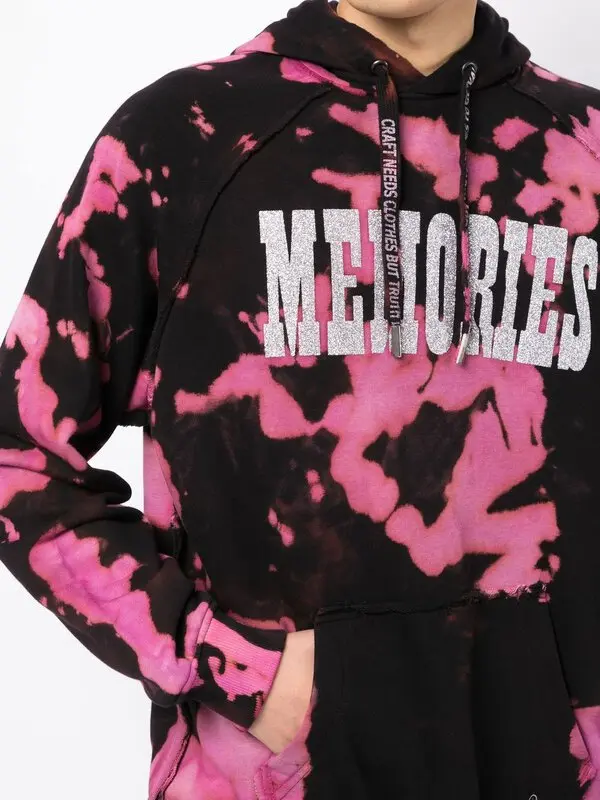 STAIN SHADE X Hiroshi Fujiwara Tie-dye Print Hoodie
