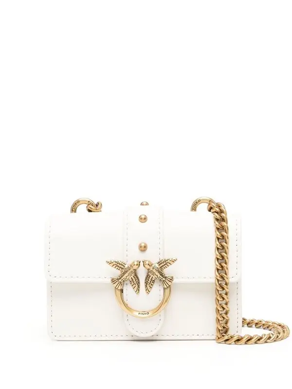 Pinko Love Mini Crossbody Bag - White