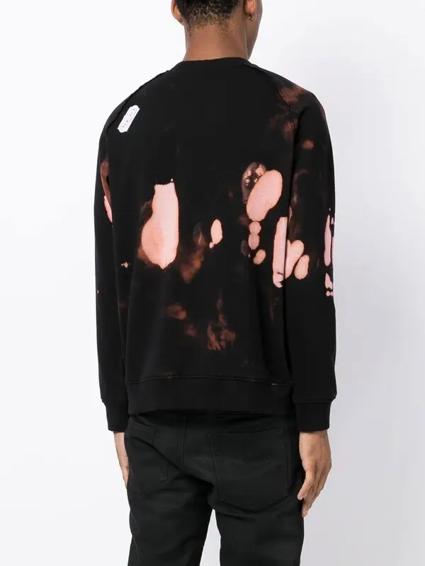 STAIN SHADE X Hiroshi Fujiwara Glitter-detail Sweatshirt - Black