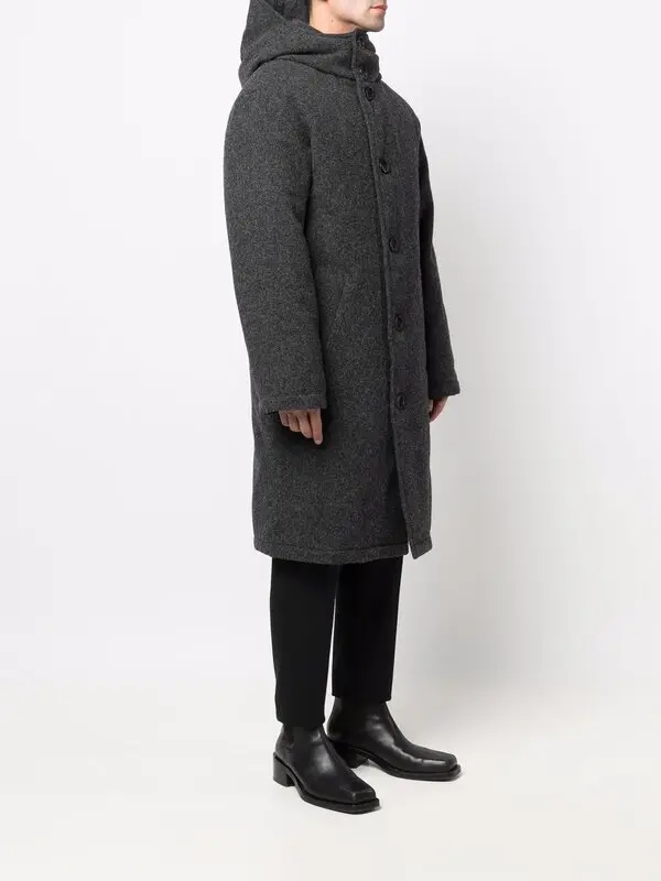 Ami Single-breasted Wool Coat