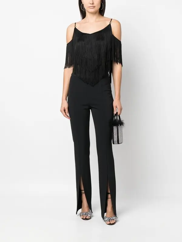 Pinko Giappone Fringe-embellished Blouse