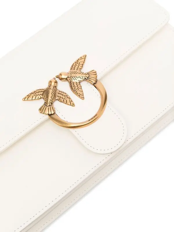 Pinko Medium Love One Simply Cross Body Bag - White