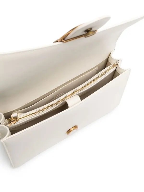 Pinko Medium Love One Simply Cross Body Bag - White