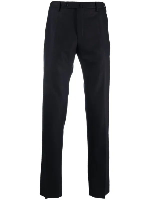 Incotex Cotton Tailored Trousers - Blue