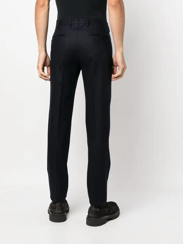 Incotex Cotton Tailored Trousers - Blue