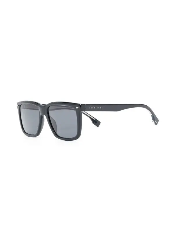 BOSS Square Frame Sunglasses - Black