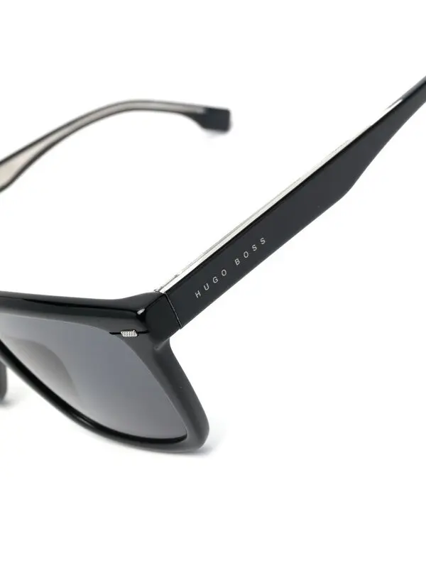 BOSS Square Frame Sunglasses - Black