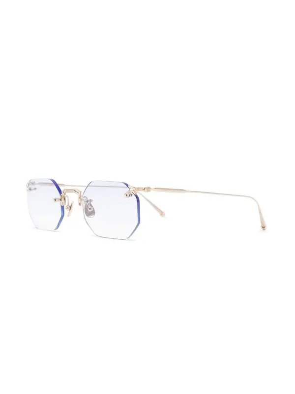 Matsuda Rimless Octagon Sunglasses