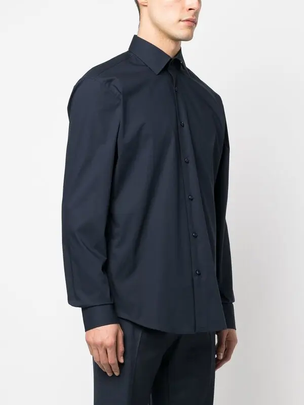 BOSS Kent Slim-fit Shirt - Blue