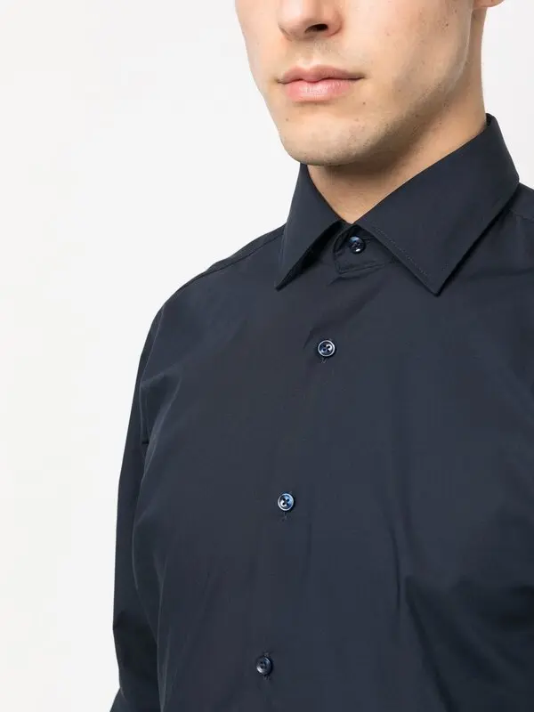 BOSS Kent Slim-fit Shirt - Blue