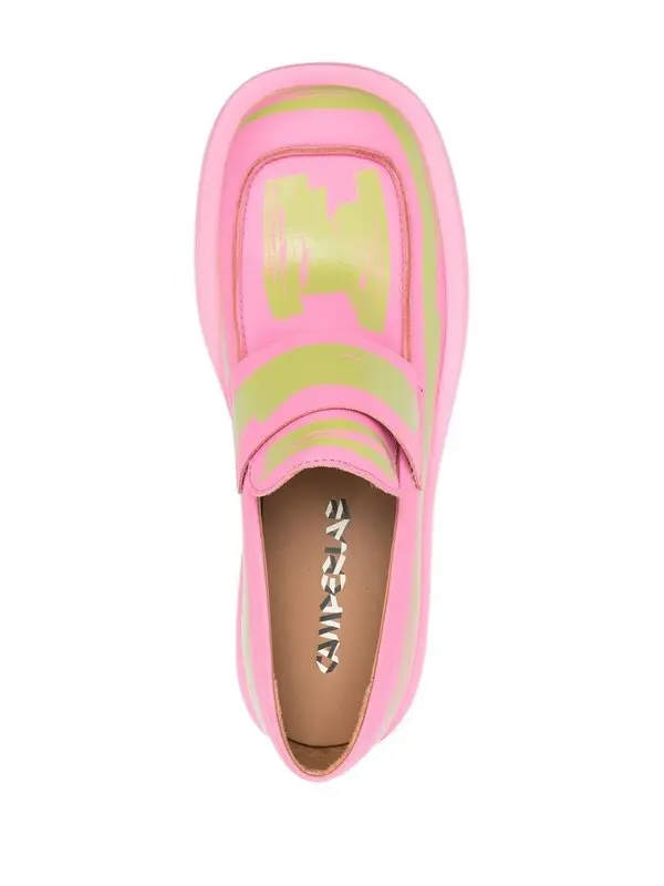 Camper Mil 1978 Leather Loafers - Pink