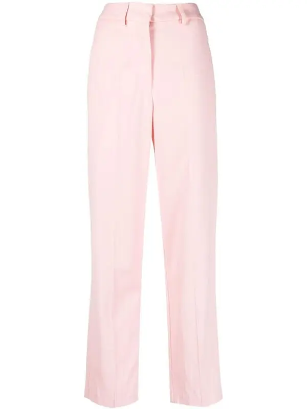 FORTE_FORTE High-waist Tailored Trousers - Pink