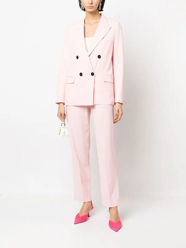 FORTE_FORTE High-waist Tailored Trousers - Pink
