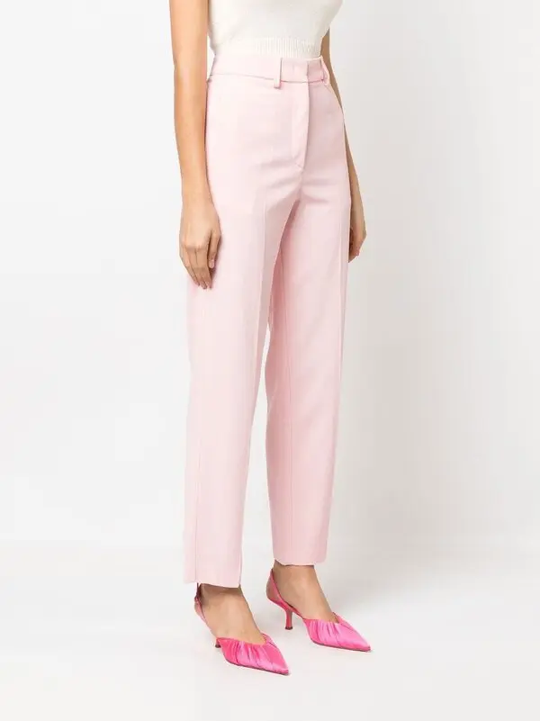 FORTE_FORTE High-waist Tailored Trousers - Pink