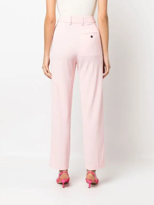 FORTE_FORTE High-waist Tailored Trousers - Pink