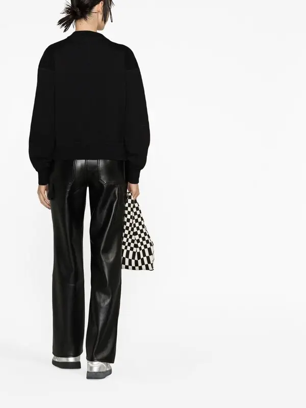 MARANT ETOILE Moby Logo-print Sweatshirt - Black