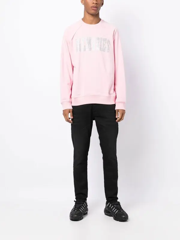 STAIN SHADE X Hiroshi Fujiwara Slogan-print Sweatshirt