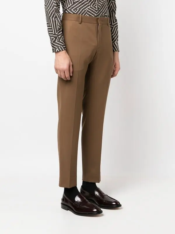 PT TORINO Stretch-wool Tapered Trousers
