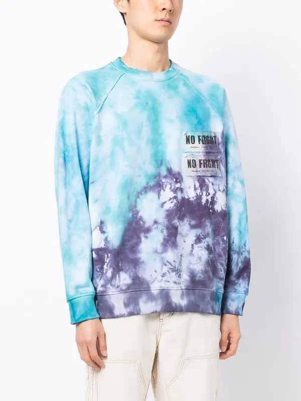 STAIN SHADE Tie-dye Print Sweatshirt