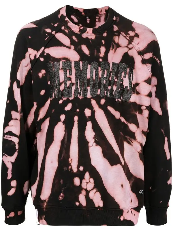 STAIN SHADE X Hiroshi Fujiwara Bleached-effect Sweatshirt - Black