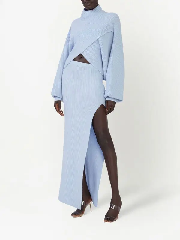 Lapointe Organic Cashmere Crossover Sweater