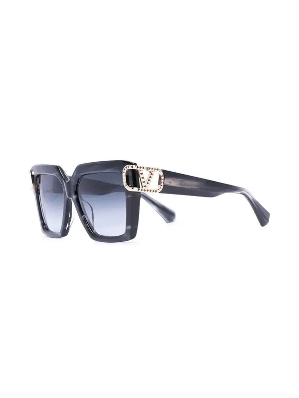 Valentino Garavani Vlogo Signature Square-frame Sunglasses