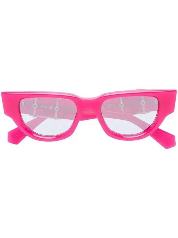 Valentino Garavani Vlogo Signature Cat-eye Glasses - Pink