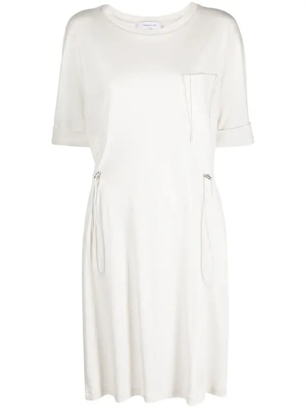 Fabiana Filippi Drawstring-waist T-shirt Dress
