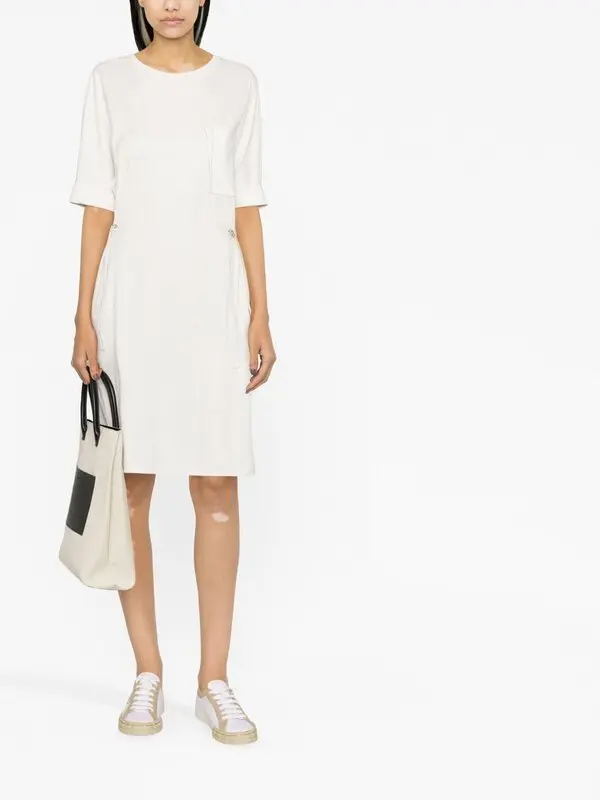 Fabiana Filippi Drawstring-waist T-shirt Dress