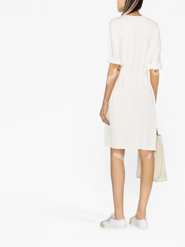 Fabiana Filippi Drawstring-waist T-shirt Dress