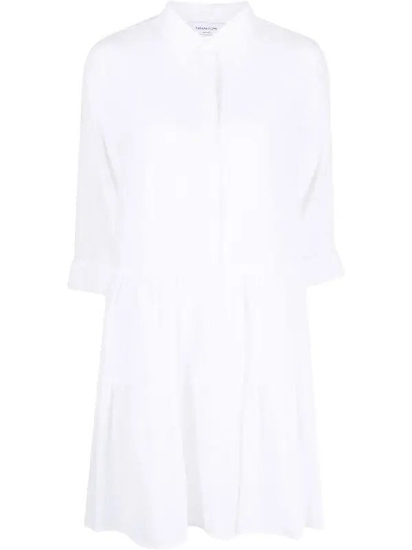 Fabiana Filippi Tiered Cotton Shirtdress